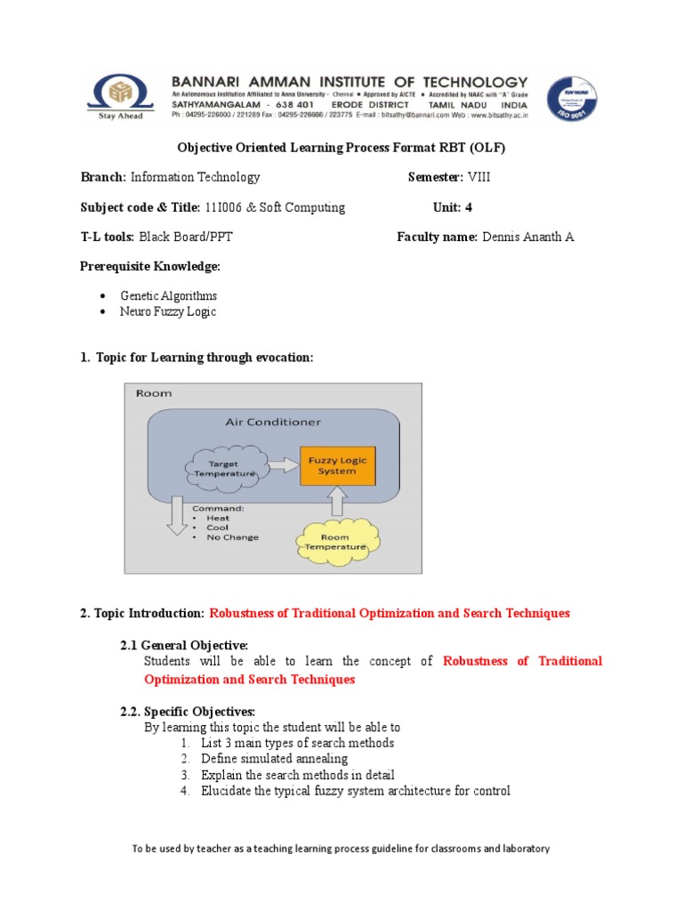 4.2 - Robustness of Traditional Optimization and Search Techniques ...