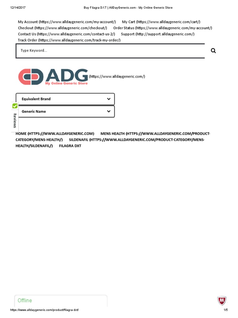 Buy Filagra DXT - AllDayGeneric | PDF | Pharmacology | Medical Treatments