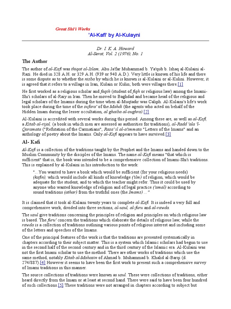 AL Kafi (English) Vol 2 PDF | PDF | Shia Islam | Islamic Ethics