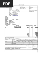 TALLY GST Bill Format | PDF | Invoice | Taxation