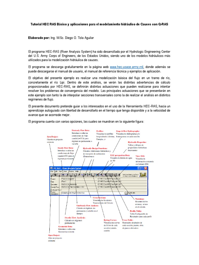 Tutorial Hec Ras - Cemla | PDF | Enchufe (informática) | Ventana ...