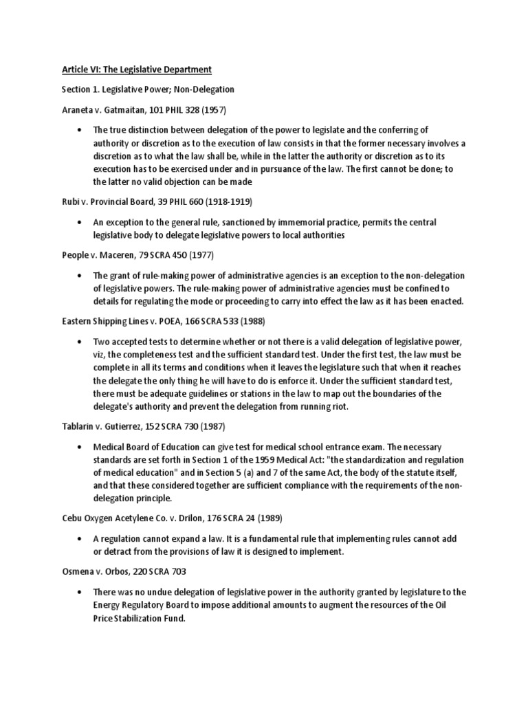 Article VI | PDF | Bill (Law) | United States Congress