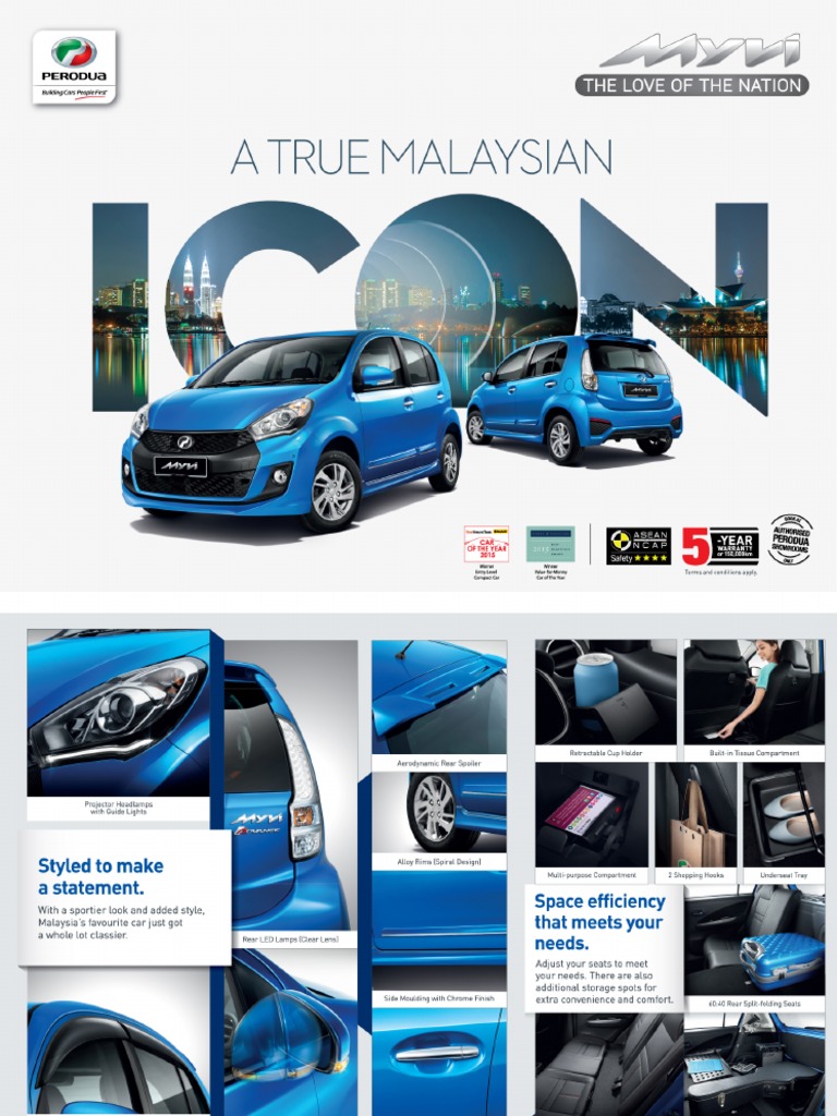 Myvi Icon Brochure PDF | PDF