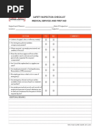Monthly First Aid Log Sheet | PDF