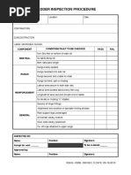 Barricade Procedure Checklist Inspection Free Template | PDF | Crane ...