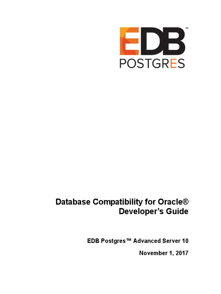 Edb Database Compatibility For Oracle Developers Guide V10 Pdf Subroutine Information
