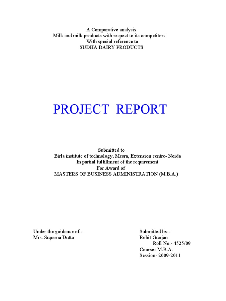PDP Project Report | PDF | Sampling (Statistics) | Marketing