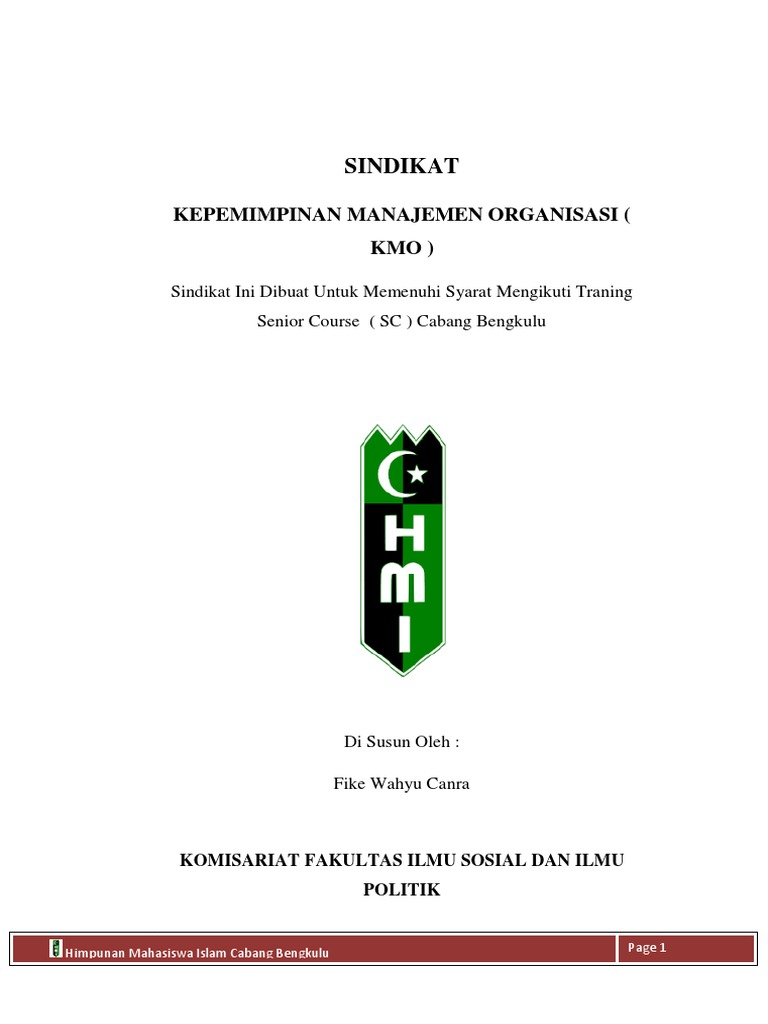 Sindikat KMO | PDF