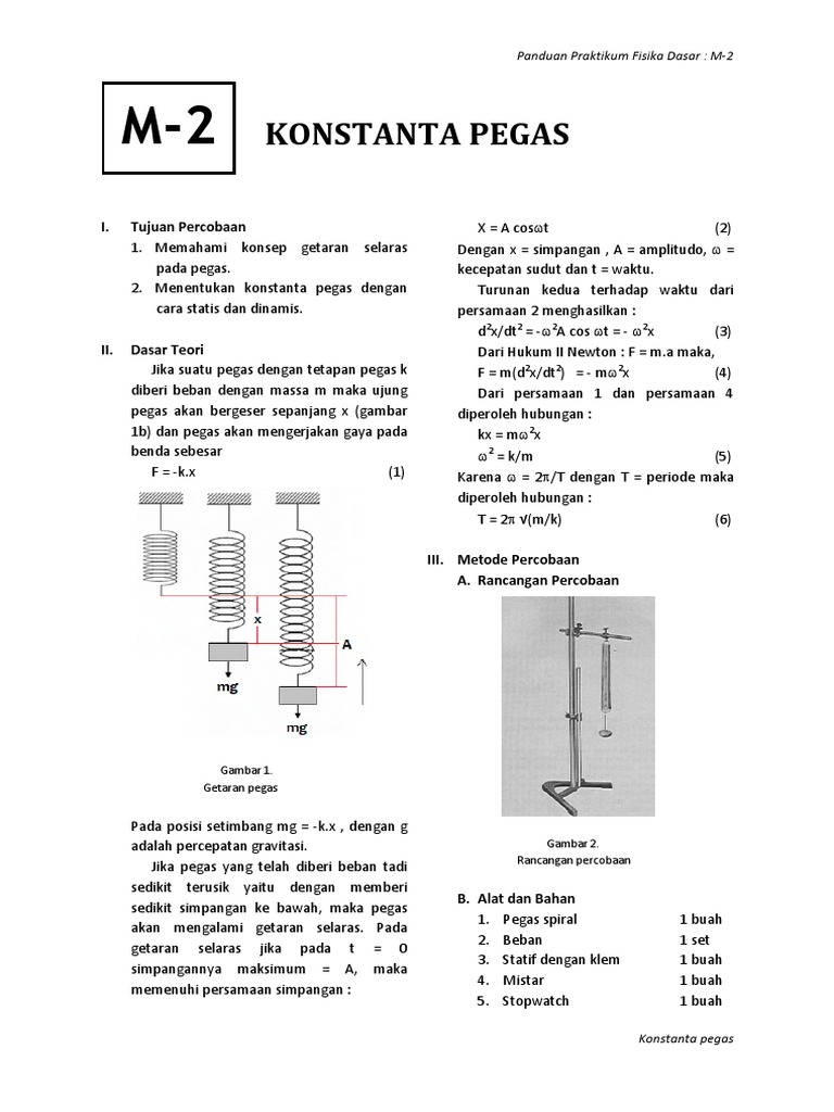 Konstanta Pegas PDF | PDF