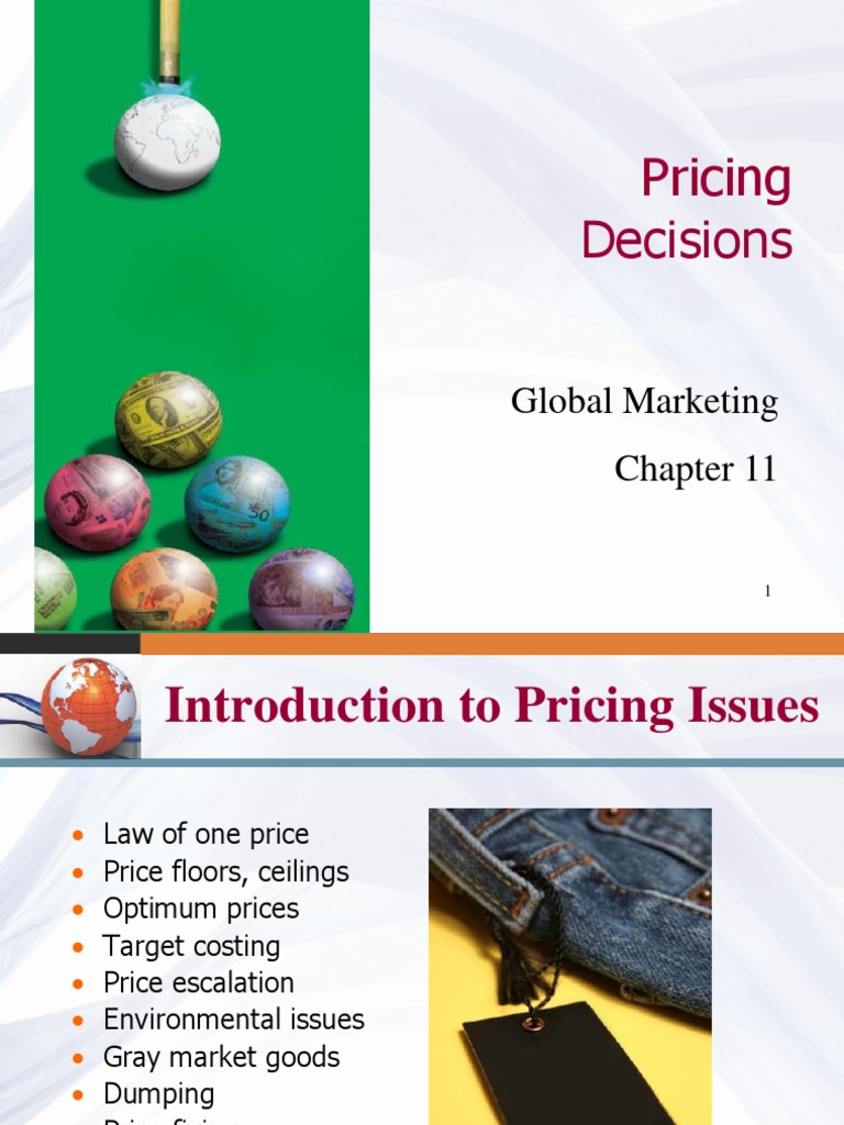 Pricing Decisions: Global Marketing | PDF | Microeconomics | Business ...
