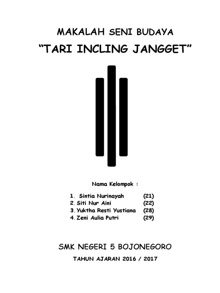 Makalah Tari Incling | PDF