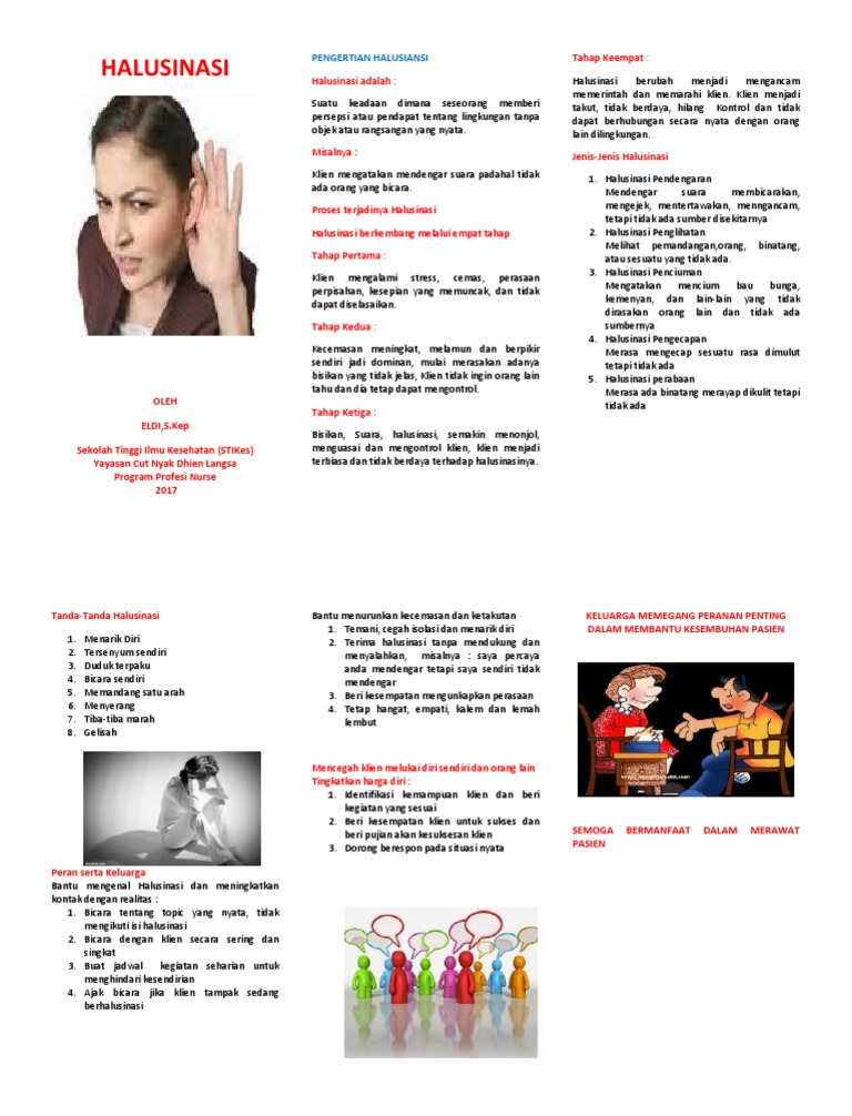 Leaflet Halusinasi | PDF