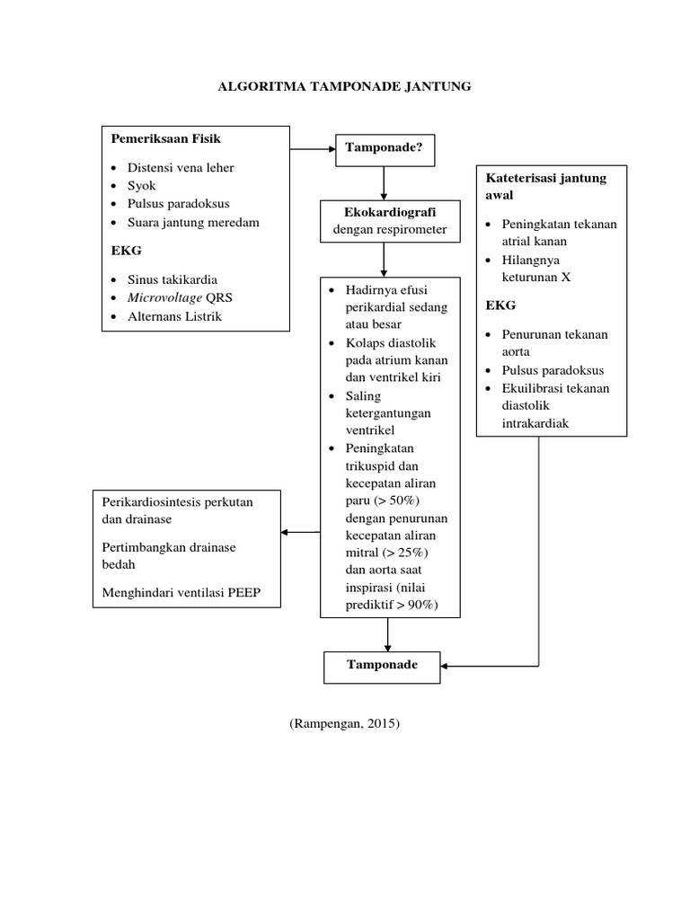 Algoritma Tamponade Jantung | PDF