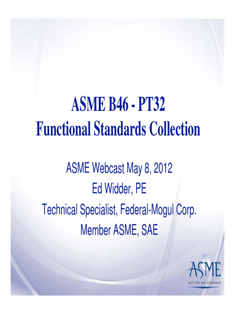 ASME | PDF | Surface Roughness | Sheet Metal