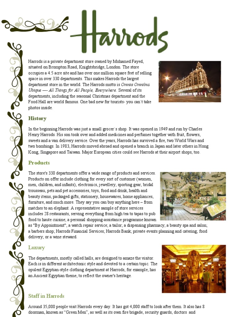 Harrods | PDF