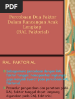 RAK dan RAL Faktorial 2 Faktor | PDF