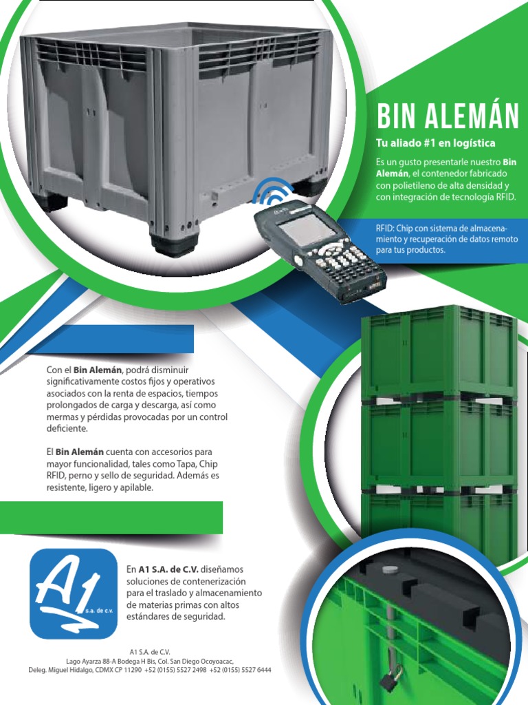 Bines Bin Aleman Rfid | PDF | Identificación de frecuencia de radio ...