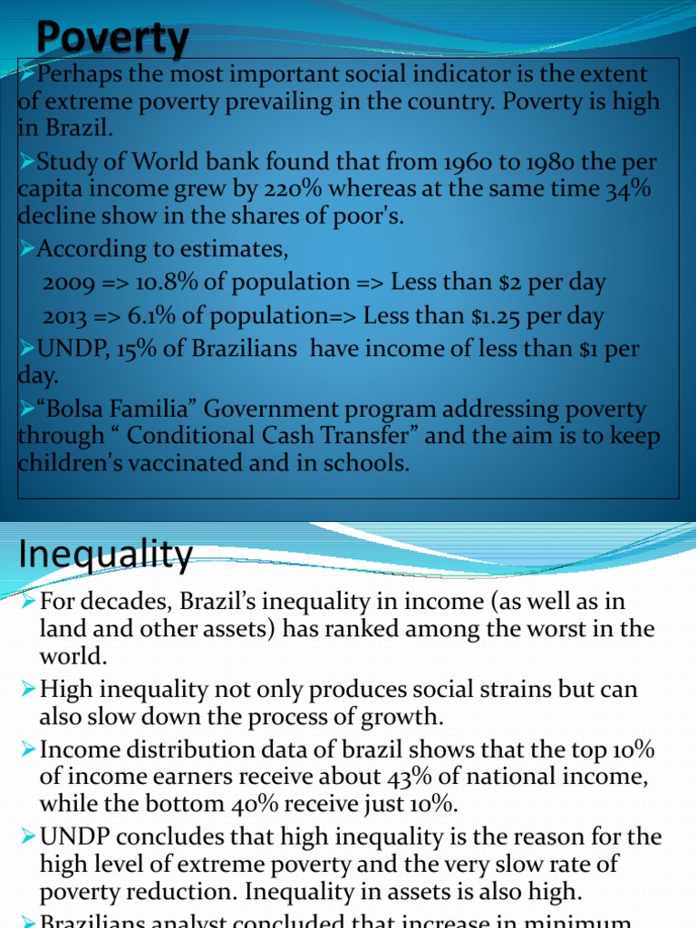 Economic Development Brazil Case Study | PDF | Economic Inequality ...