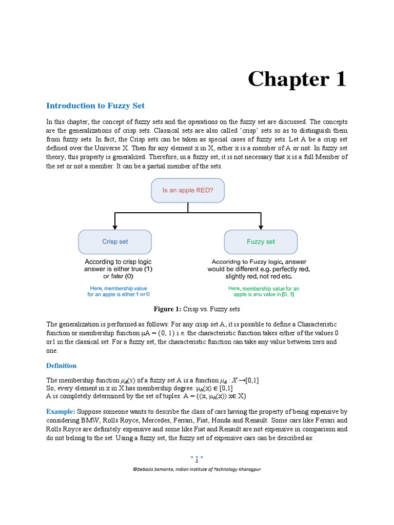 Fuzzy Set | PDF | Fuzzy Logic | Logic