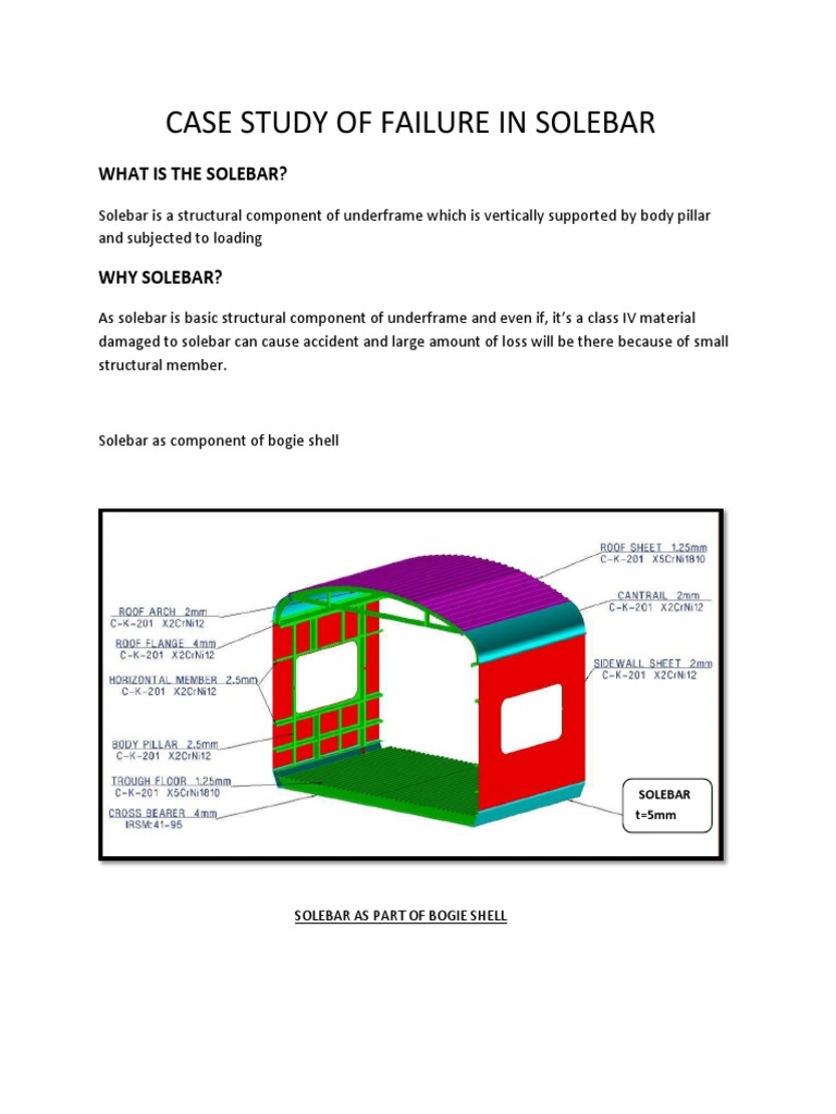 Case Study-Failure in Solebar | PDF | Corrosion | Fatigue (Material) Case Study-Failure in Solebar | PDF | Corrosion | Fatigue (Material)