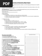 Geometry Map Project | PDF | Euclidean Plane Geometry | Geometric Shapes