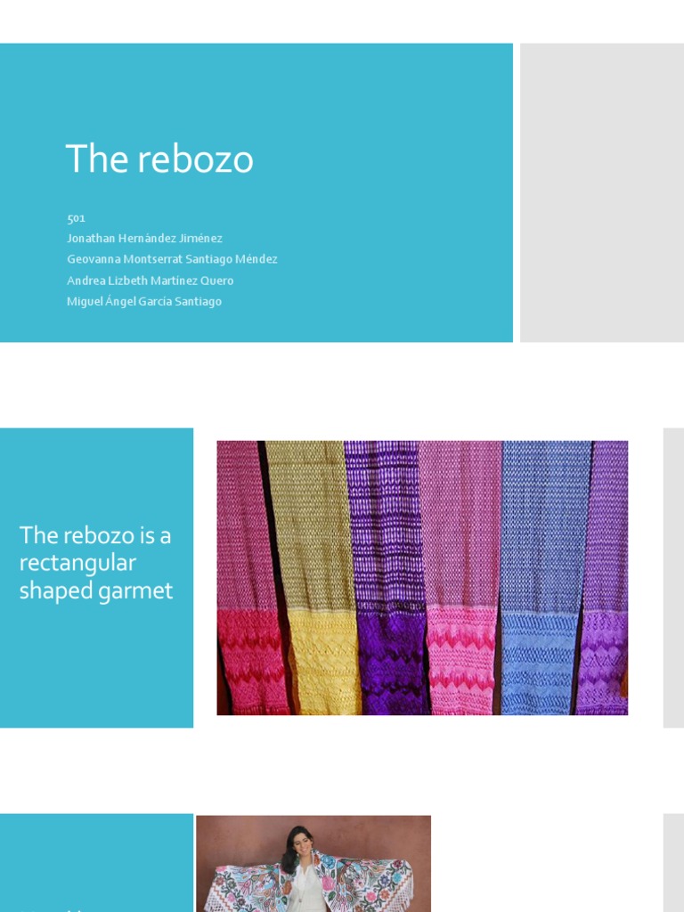 The Rebozo | PDF | Textiles | Textile Arts