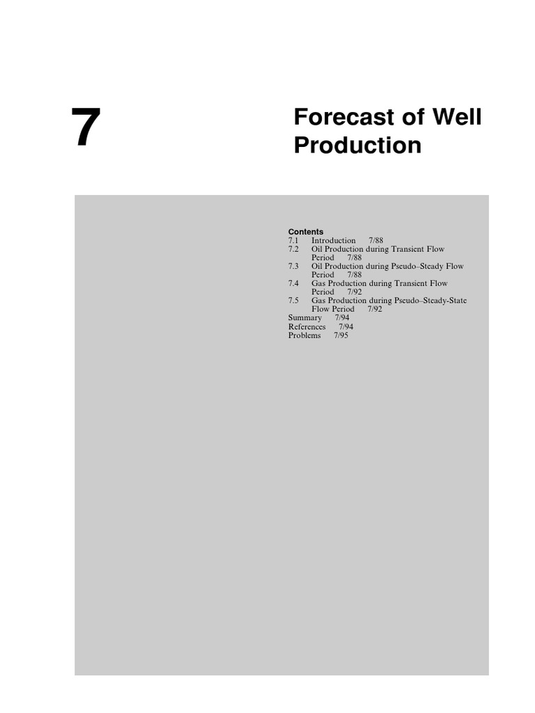Well Production Forecasting Guide | PDF | Petroleum Reservoir | Fluid ...