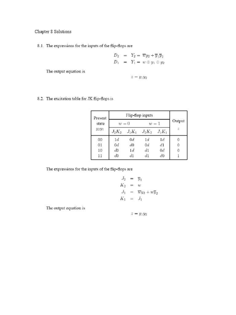 CH8 Solutions | PDF