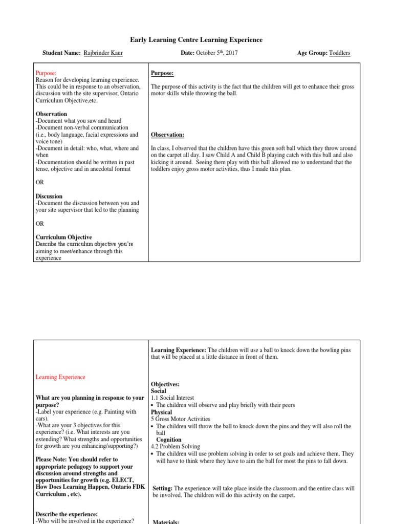 Bowling Activity | PDF | Curriculum | Teaching