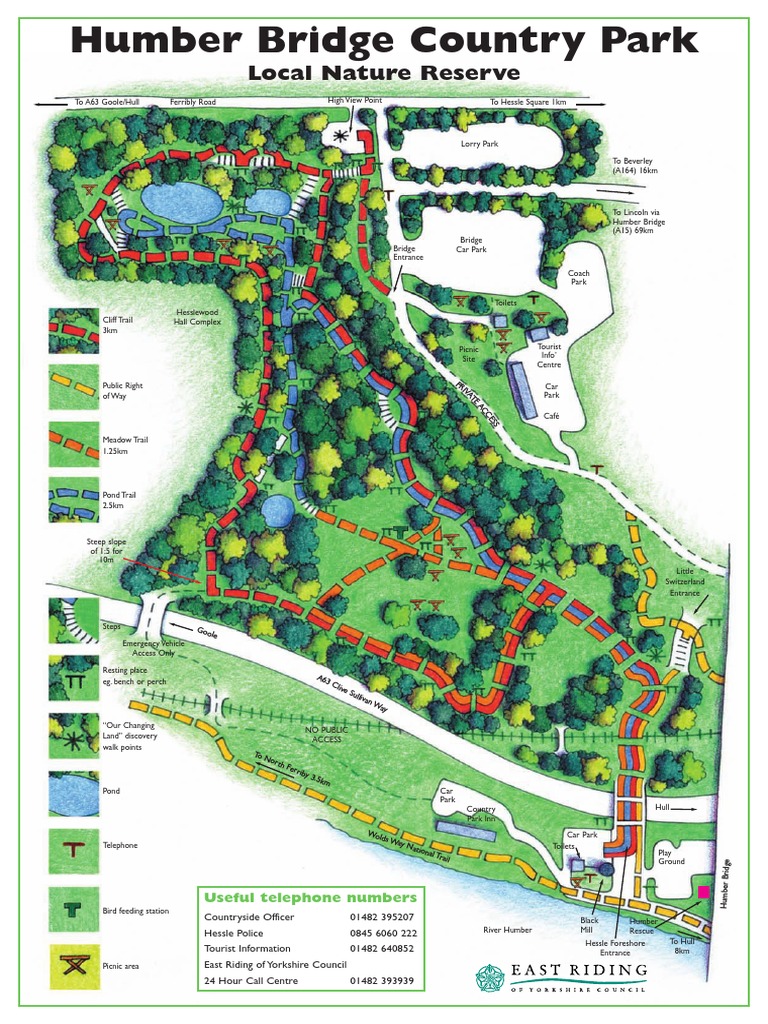 Humber Bridge A4 Map | PDF | Transport | Road Transport