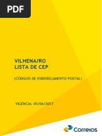 Mapa de Bairros de Vilhena, RO | PDF