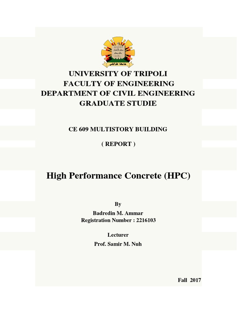 High Performance Concrete (HPC) | PDF | Strength Of Materials | Concrete