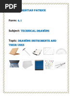 Drawing Instruments and Their Uses | PDF | Drawing | Crafts