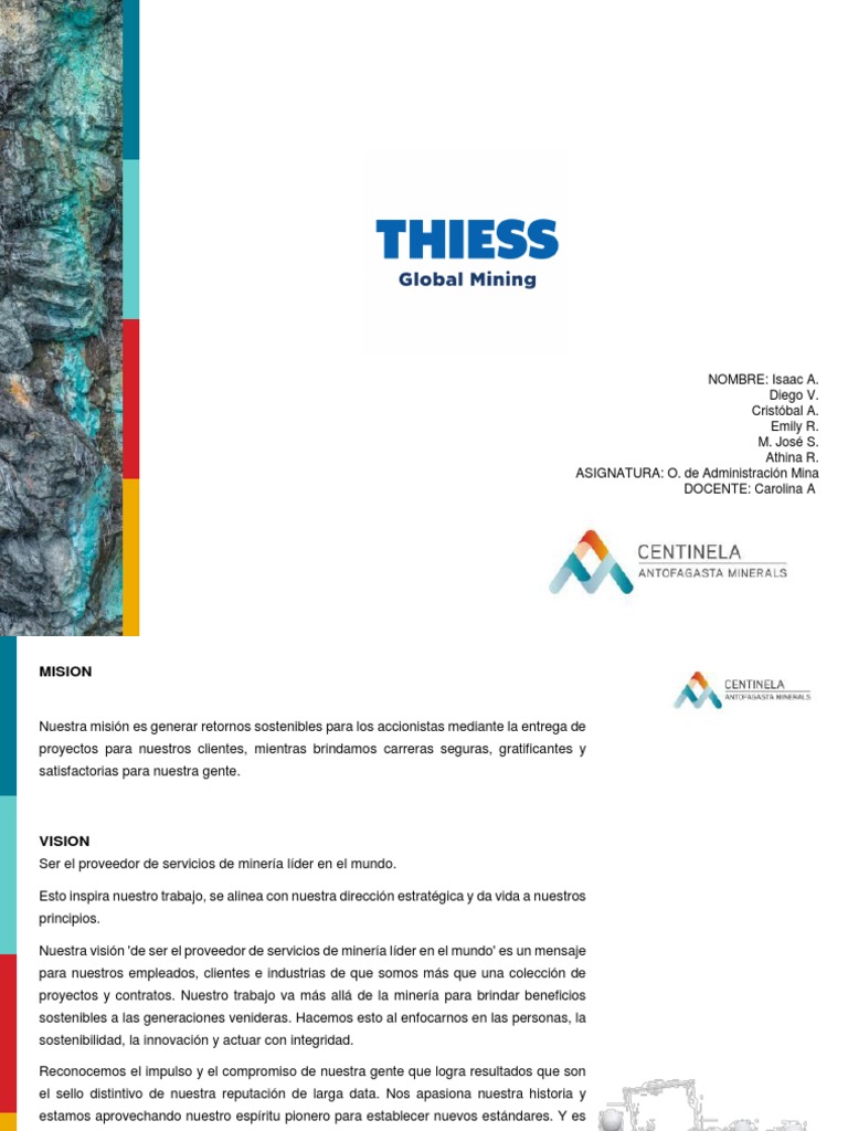 THIESS | PDF | Gestión de la calidad | Calidad (comercial)