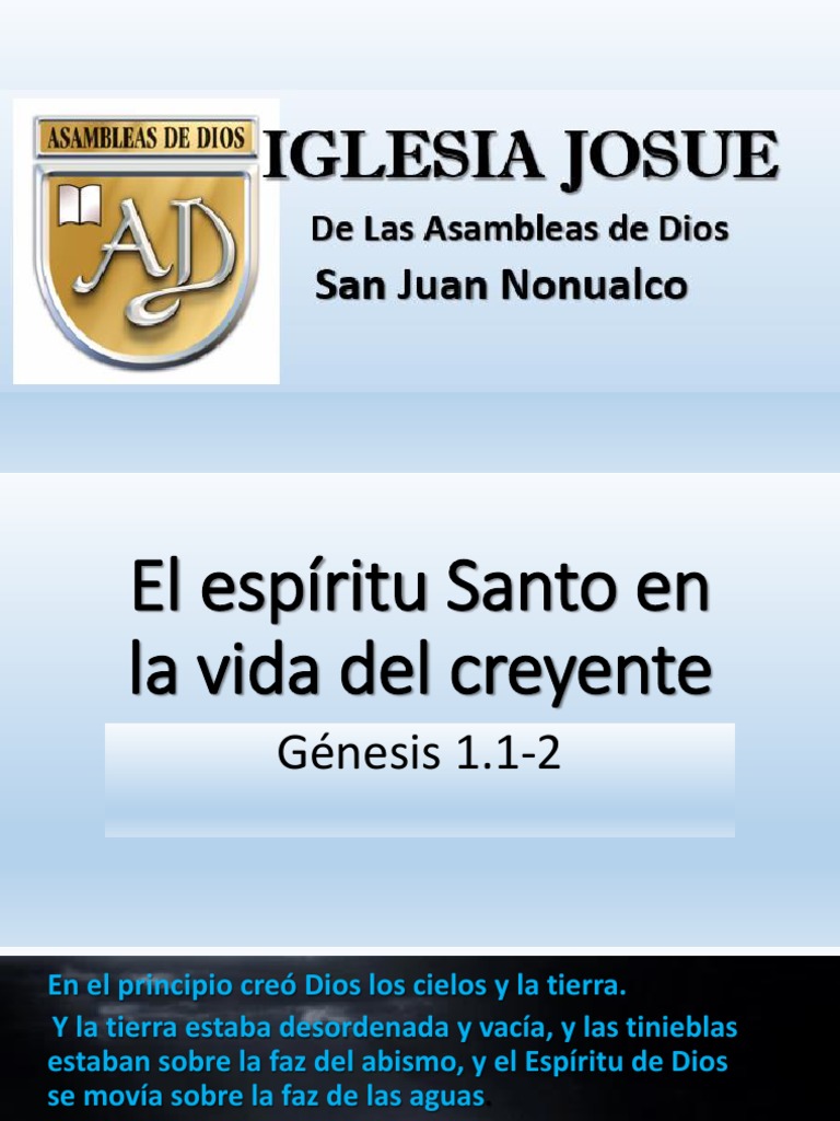 El Espíritu Santo en La Vida Del Creyente | PDF | Espíritu | Moisés