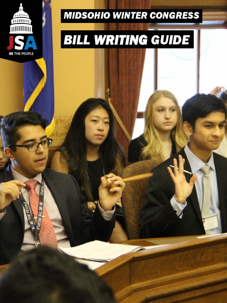 Winter Congress Bill Writing Guide | PDF | United States House Of ...