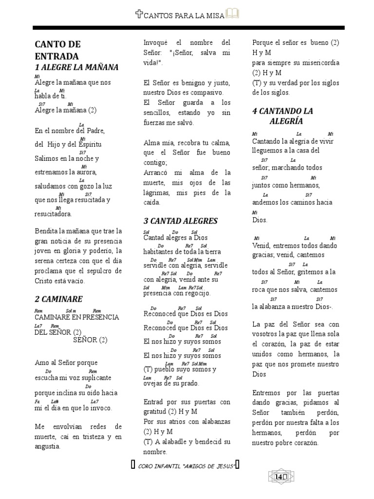 Antologia de Cantos Para Misa 4 Ultima Correccion | Cristo (título) | Jesús
