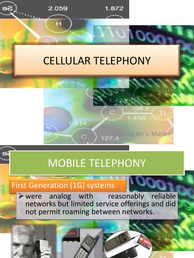 Cellular Telephony | Cellular Network | Channel Access Method