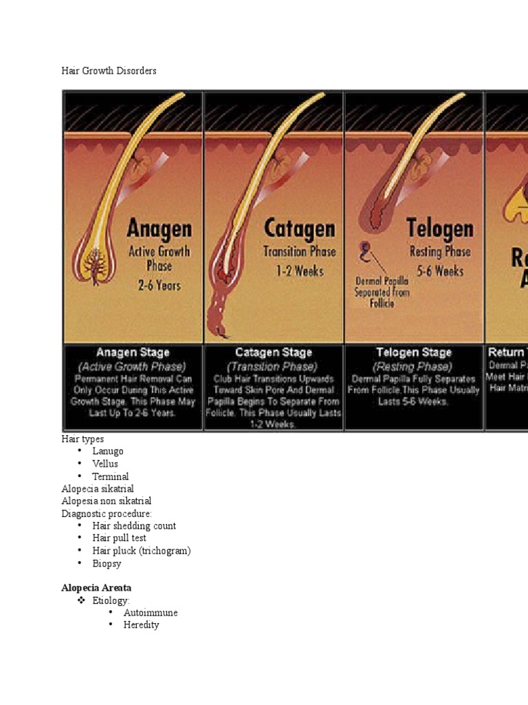 Hair Growth Disorders N Pigmentary Disorders | PDF | Hair Loss | Hair