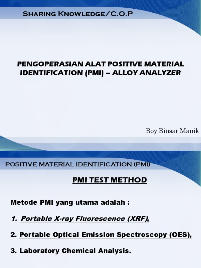 Presentation PMI | PDF
