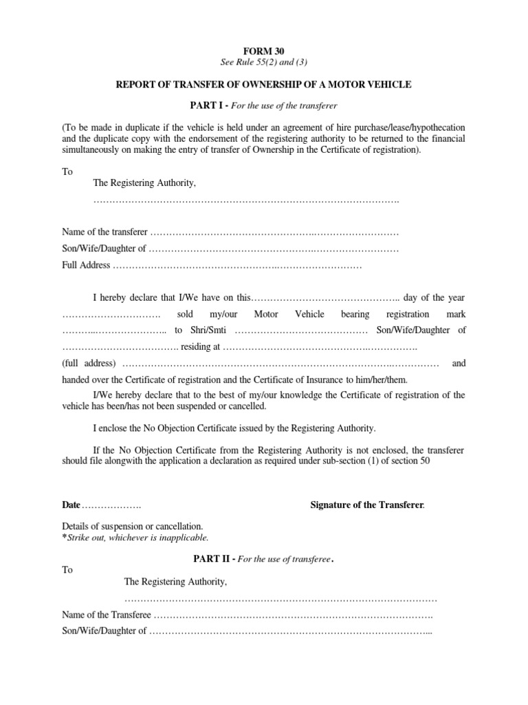 Form 30 | Download Free PDF | Private Law | Justice