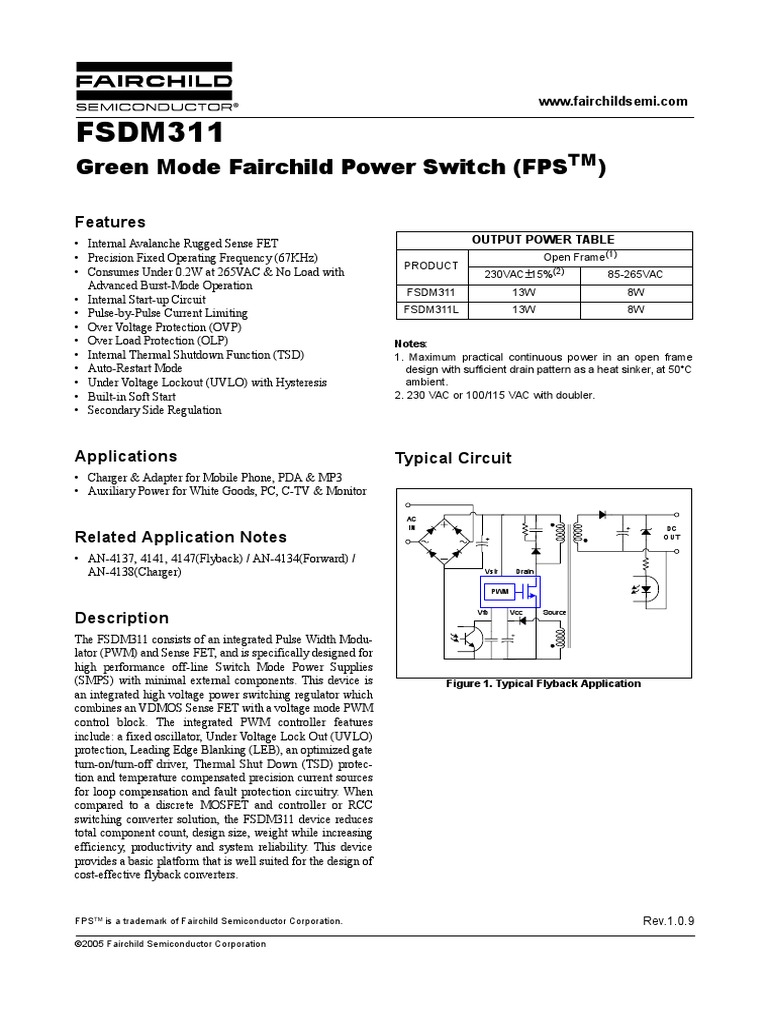DM311 | PDF | Field Effect Transistor | Capacitor