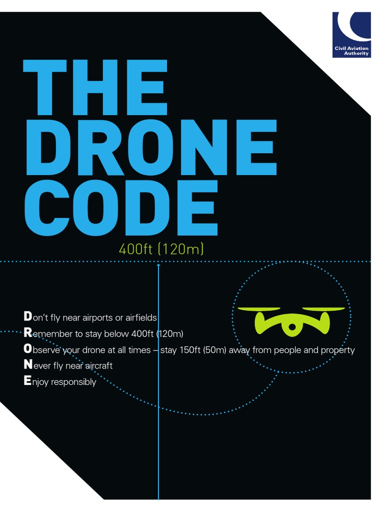 THE Drone Code: D R O N E | PDF | Unmanned Aerial Vehicle | Airport