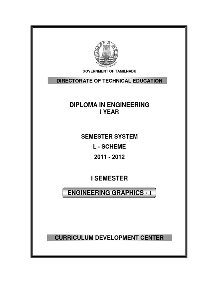 Engineering Graphics I PDF | PDF | Ellipse | Geometry