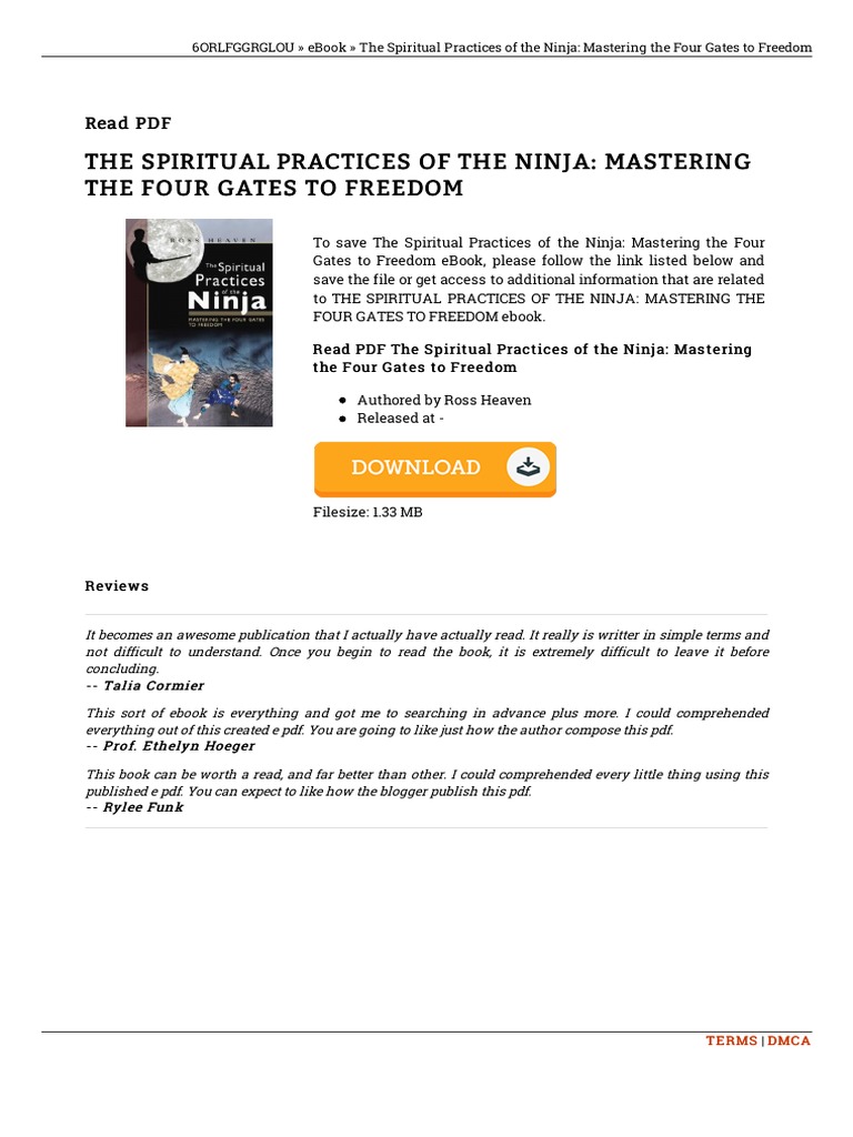 The Spiritual Practices of The Ninja Mastering T 9781594771071 PDF ...