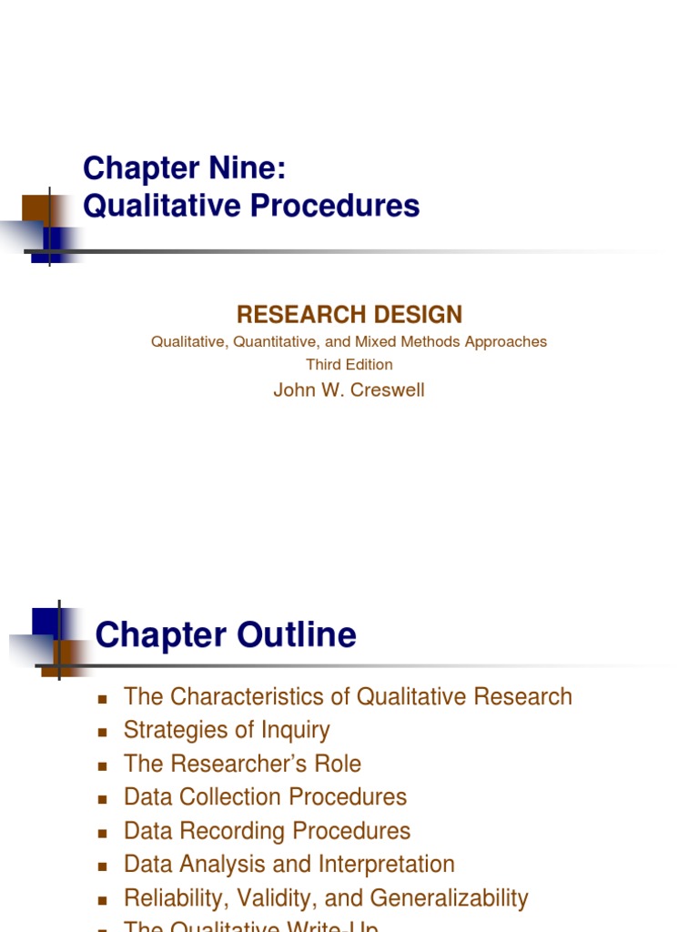 Qualitative Research Procedures Overview | PDF | Qualitative Research ...