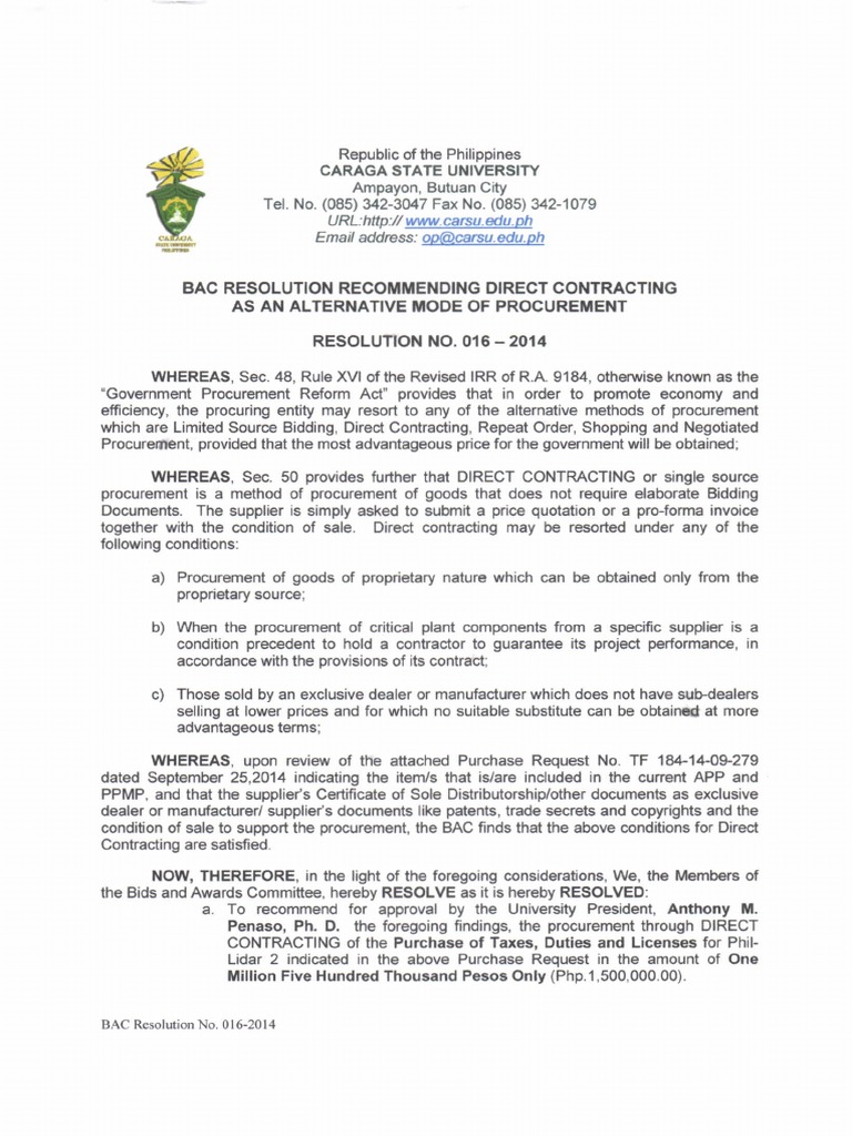 Direct Contracting | PDF | Procurement | Government Information