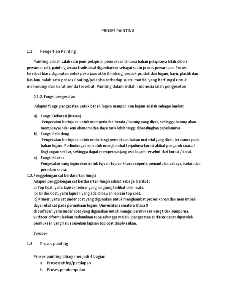 Proses Painting | PDF