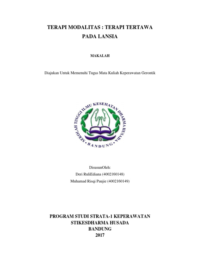 Terapi Tertawa Lansia | PDF