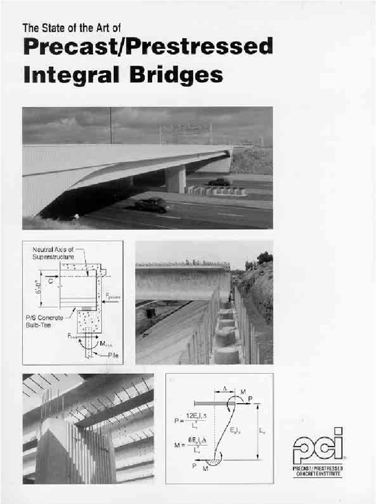 Integral Bridges - State of The Art - PCI | PDF | Precast Concrete ...
